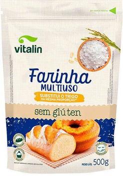 Farinha Multiuso Sem Glúten Vitalin 500 g - Farinha - Magazine Luiza