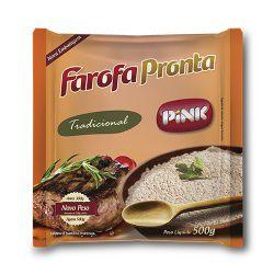 Farofa Pronta Tradicional Pink - 500g - Farofa - Magazine Luiza