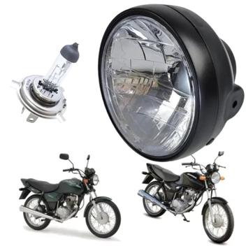 Farol Com Lâmpada Led 35w Completo Cg 150 Titan Fan 2004 A 2008 - New ...