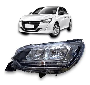 Farol Lado Esquerdo Motorista Peugeot 208 - 2020 À 2022 - BAP - Farol ...