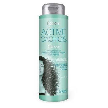 Fattore Shampoo Active Cachos 500Ml - Shampoo - Magazine Luiza