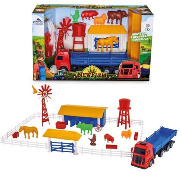 Fazendinha New Farm com Caminhão e Animais 0261 - Adijomar Brinquedos ...