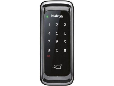 Fechadura Digital Intelbras FR 210 com Senha - Interna de Sobrepor Preto - Fechadura Digital ...