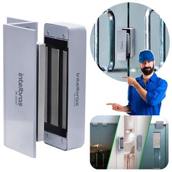 Fechadura Eletroimã Intelbras Fe 20150 Prata Sem Sensor - Controle de ...