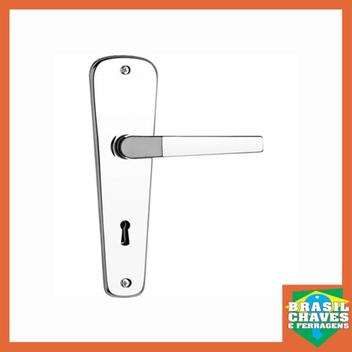 Fechadura porta de Quarto/Interna Popline 0810.18 Cromada 40mm Soprano ...