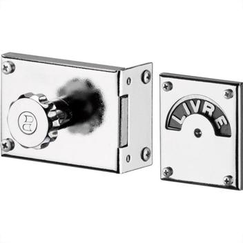 Fechadura Trinco Wc Livre/Ocupado Cromado Soprano 3009.0180.01 - Ueme ...