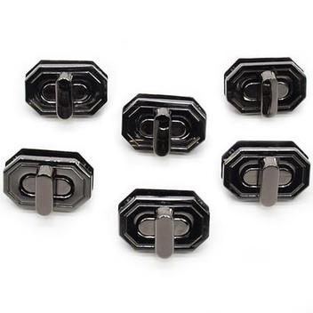 Fecho de Metal Retangular 2,8x1,8cm - 6 Unidades - CÍRCULO - Fecho ...