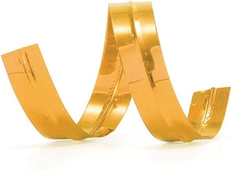 Fecho Metálico Dourado 4MMX11CM. Pacote com 100 - Fitas Progresso ...