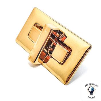 Fecho Retangular E Oval Para Bolsas Dois Em Um 03 unidades ...