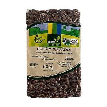 Feijão Rajado Orgânico Coopernatural 500G - Feijão - Magazine Luiza