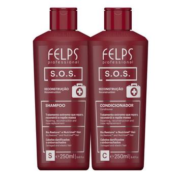 Felps Professional S.O.S Shampoo + Condicionador (2 x 250ml) - Kit ...