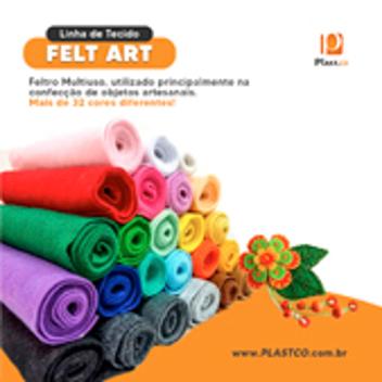 Feltro Kit c/ 5 Pedaços de 20cm x 140 cm Sortido - PLASTCO - Feltro ...