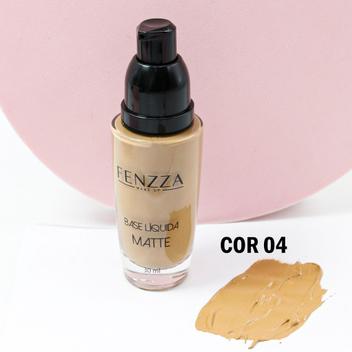 Fenzza - Base Liquida Matte 30ml - Com Otima Fixação E Não Craquela ...