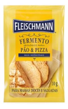 Fermento Biológico Fleischmann Seco Instantâneo 10g - Fermento ...