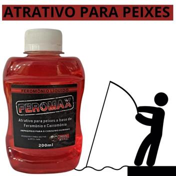 Feromônio Liquido Atrativo Para Peixes Feromax Cairomônio - Isca ...