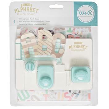 Ferramenta de Corte Mini We R Memory Keepers Tool Alphabet Punch Board ...