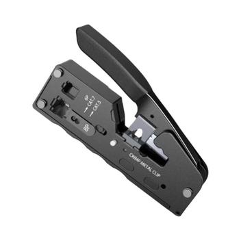 Ferramenta de Crimpar RJ45 Multifuncional para Cabos de Rede Cat5, Cat6 ...