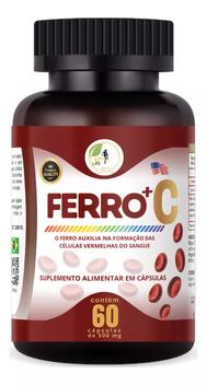 Ferro Vitamina C Quelado Premium 60 Cáps Premium Fits Life - Vitaminas ...