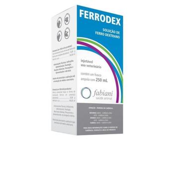 Ferrodex Injetável 250ml Tortuga Para Anemia Bolvina - Vitaminas e ...