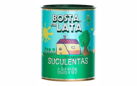 Fertilizante Orgânico Bosta Em Lata Suculentas E Cactos 400g - Adubo ...