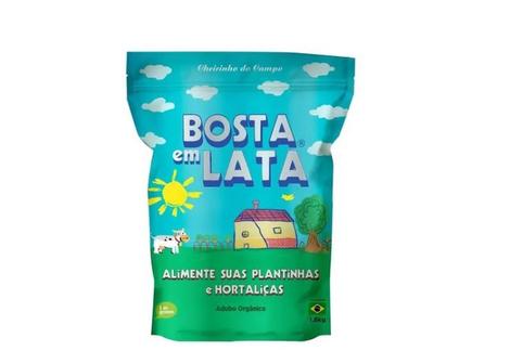 Fertilizante orgânico bosta em lata zip 1,8 kg - bosta em latas ...