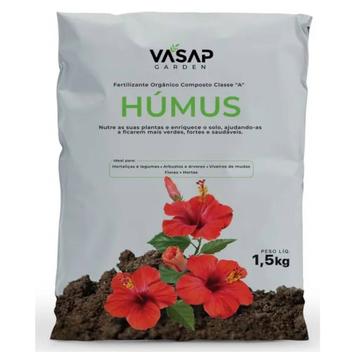 Fertilizante Orgânico Composto Classe A Humus (1,5kg) VASAP ...
