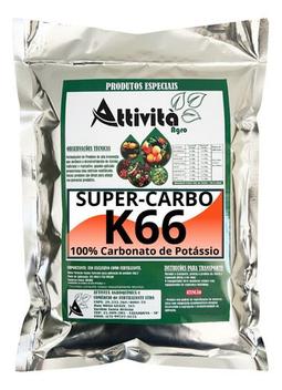 Fertilizante Super-carbo K66 100% Carbonato De Potássio 2kg - ATTIVITA - Fertilizante para ...