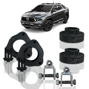 Fiat Toro Kit Calço Mola Dianteiro Traseiro 2,5cm +Prol TR. - Borfix ...