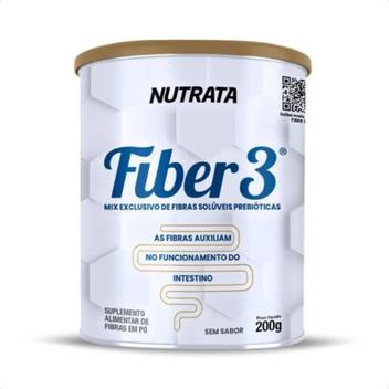 Fiber 3 Mix de Fibras Alimentares 200g Nutrata - Fibras Alimentares ...