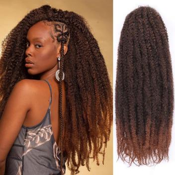 Fibra Natural Crespa Cabelo Afro Marley Twist 45cm Realista Para ...