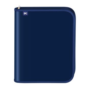 Fichário Universitário Vision Azul Marinho com Zíper - Caderno Argolado ...