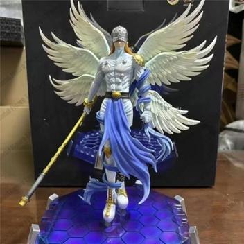 Figura de Ação Angewomon/Angemon Digimon Adventure - 28cm - LED - PVC ...