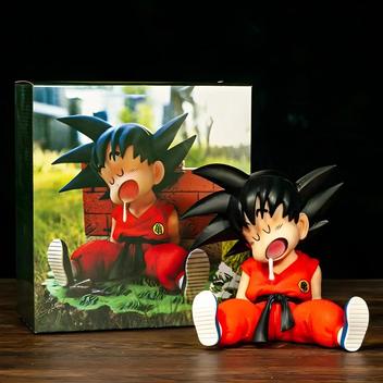 Figura de Ação Goku Sentado Dragon Ball Z - 10cm PVC - Colecionáveis ...
