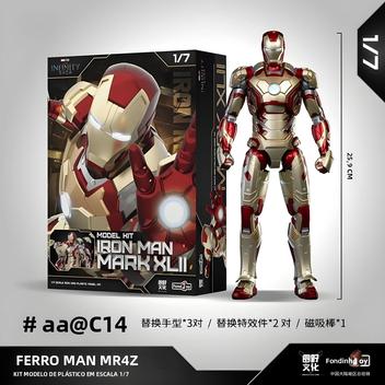 Figura De Ação Iron Man Tony Stark MK1-7 MK42-45 Série Presente De ...