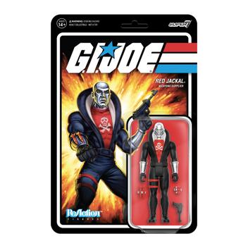 Figura de Ação Super7 G.I. Joe Reaction Figures W8 Red Jackal ...