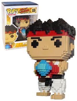 Figura Funko Ryu Street Fighter 8-Bit Pop! Vinil 15 GameStop - Funko ...