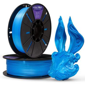 Filamento PLA Azul Premium 1Kg, 1,75mm, Para Impressora 3D - Voolt3D ...