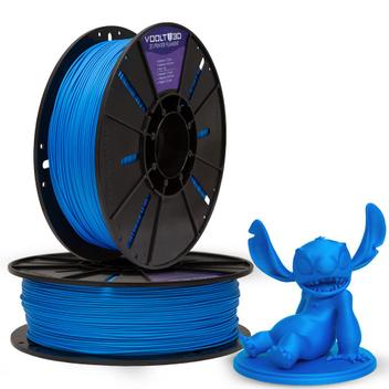 Filamento PLA Azul Velvet Premium 1Kg, Com Efeito Fosco, 1,75mm, Para ...