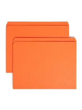 File Folder Smead Reinforced Straight-Cut Tab Letter Orange - Papéis ...