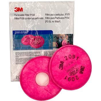Filtro 3M 2091Particulas P3 N95 para Máscara - Par Original - Material ...