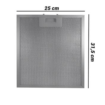 Filtro de Alumínio para Coifa Slim DI60BI - Suggar - Ref.4801165 ...