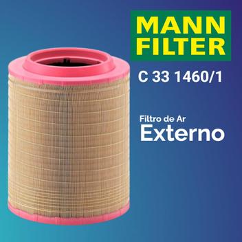 Filtro de ar externo volvo fh c 33 1460/1 - MANN FILTER - Filtro de Ar ...