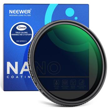 Filtro de Lente Neewer NW Series 72mm ND2-ND400 Variável - Filtro de ...