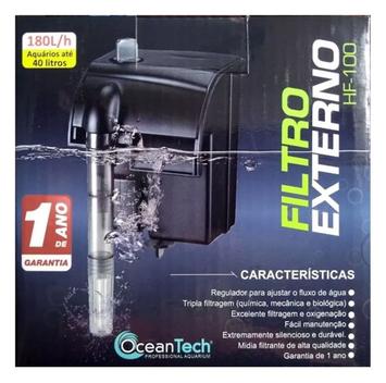 Filtro externo hf100 - OCEAN TECH - Filtro para Aquário - Magazine Luiza