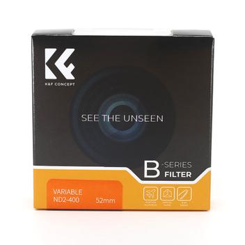 Filtro ND2 400 - ND2 à ND400 Variável K&F 52mm - K&F Concept - Filtro ...