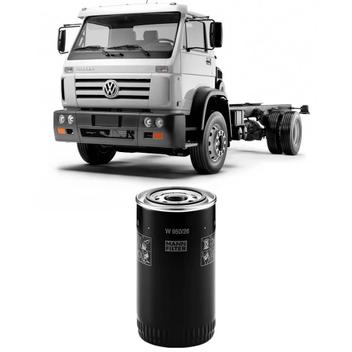 Filtro Óleo Volkswagen 13170 15170 17250 Cummins 4/6 ISBE 2004 a 2011 ...