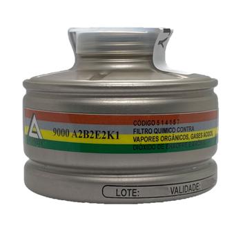Filtro Químico Tipo 9000 A2B2E2K1 (ABEK) Linha Full Face Air Safety ...