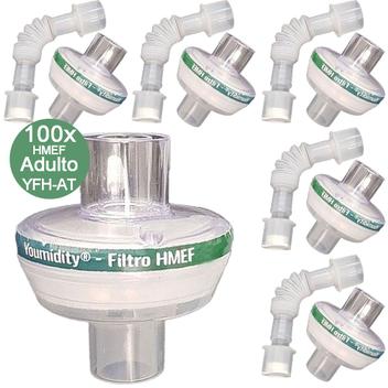 Filtro Respiratório Hmef Ventilação Mecânica 100 Unidades - Cirurgica ...