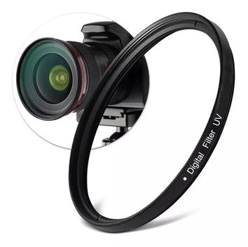 Filtro UV P/ Lente Câmeras DSLR e Mirrorless Proteção Proteja sua ...