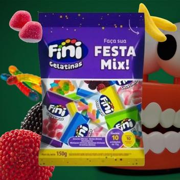Fini Festa Mix: Mini Pacotinhos Variados - Balas - Magazine Luiza